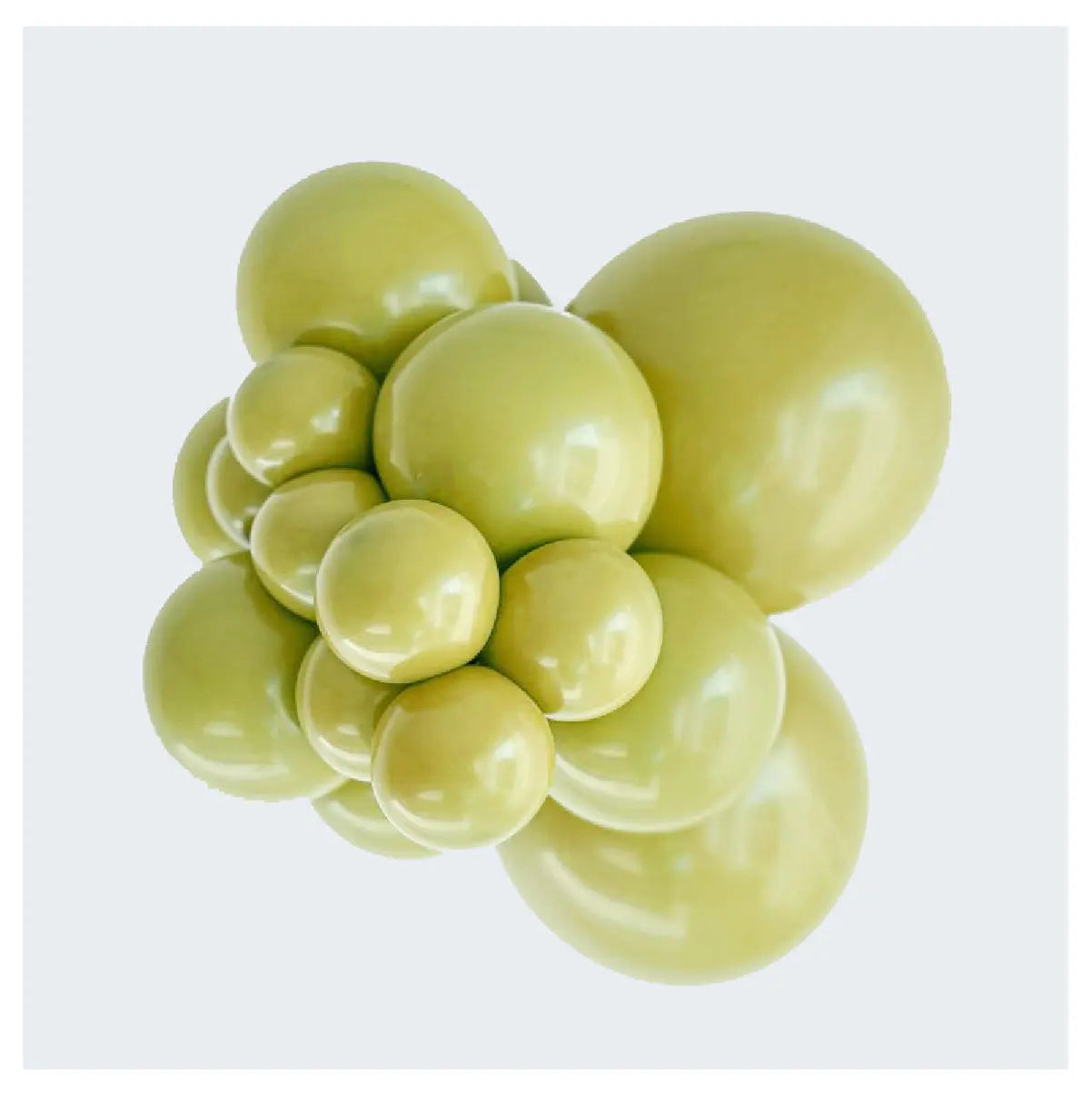 Kalisan Retro Olive Latex Balloons - Party Love