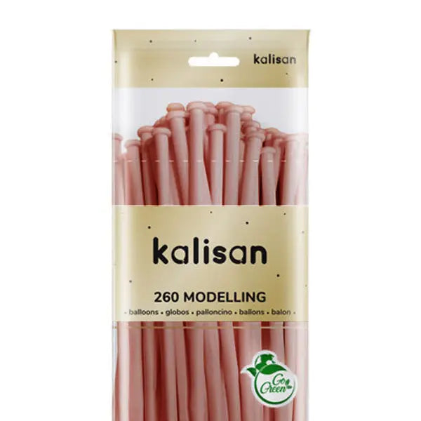 Kalisan Retro Rosewood 260 Modelling Latex Balloons - Party Love