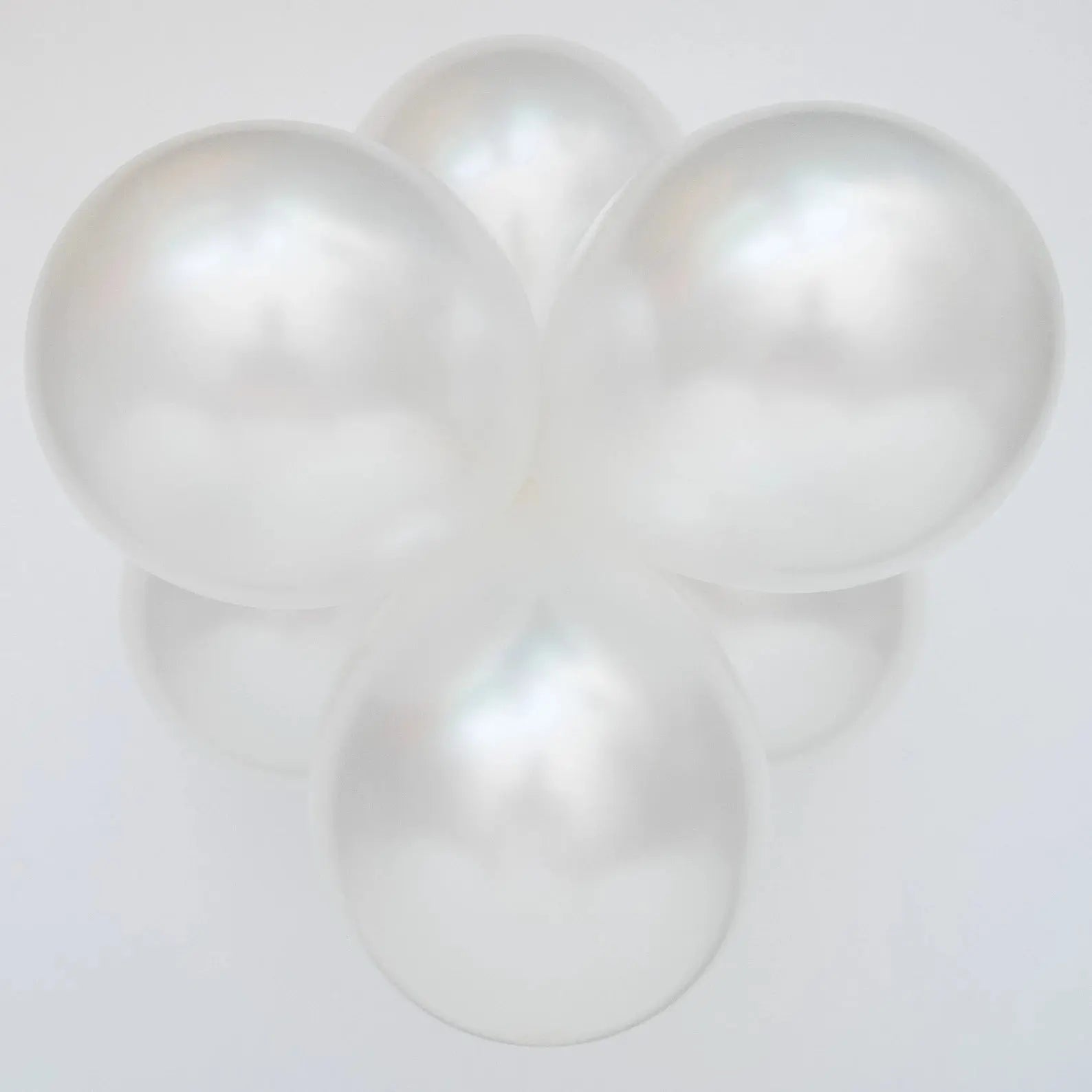 Sempertex Satin Pearl White Latex Balloons - Party Love