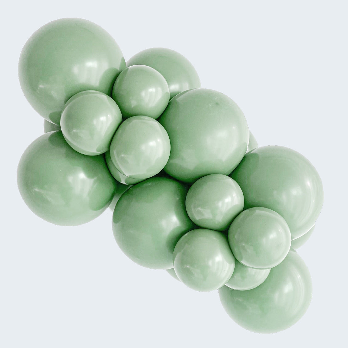 Sempertex Pastel Dusk Laurel Green Latex Balloons - Party Love